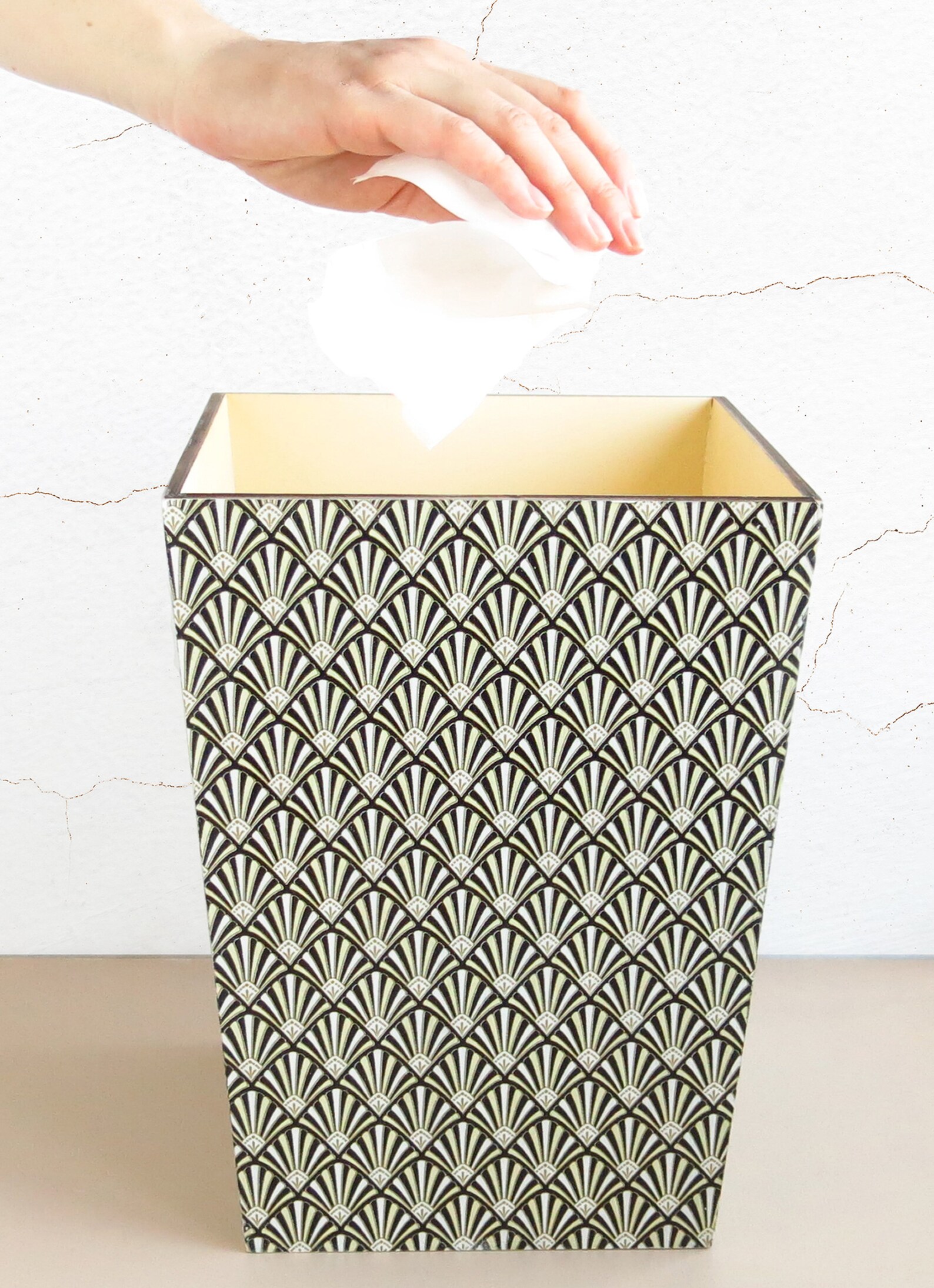 Waste Basket Trash Can Wooden Wastepaper Basket Trash Can - Etsy