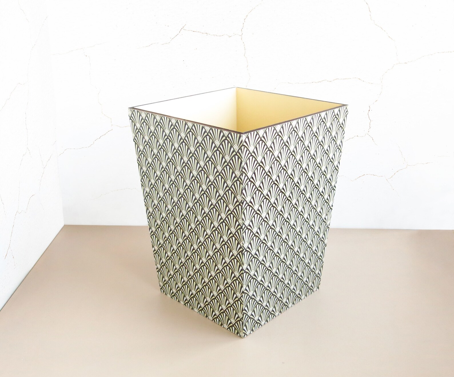 Waste Basket Trash Can Wooden Wastepaper Basket Trash Can | Etsy