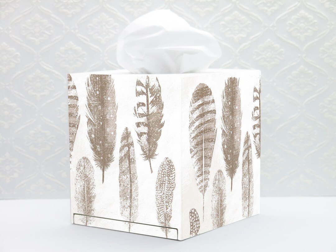Tissue Box Cover Birds Square Tissue Cover Tissue Holder Tissue Cover ...