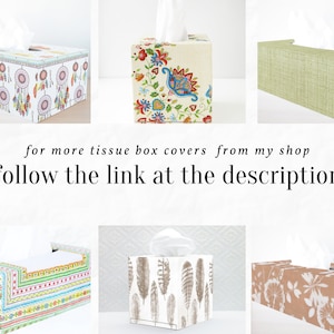 Tissue Box Cover Orange Tissue Box Tissue Holder Square Tissue Box ...