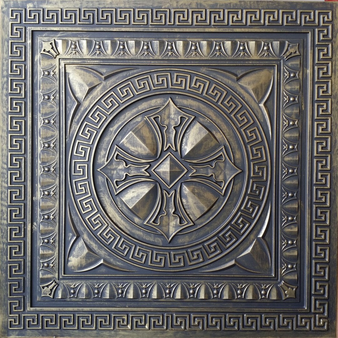 Ceiling Tile Faux Paint Ancient Gold Color PL01 10tiles/lot - Etsy