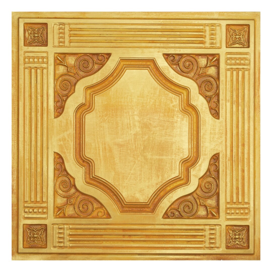 Vintage Embossed Tin Ceiling Tiles Decorative 3D Panels Embossed Wall ...