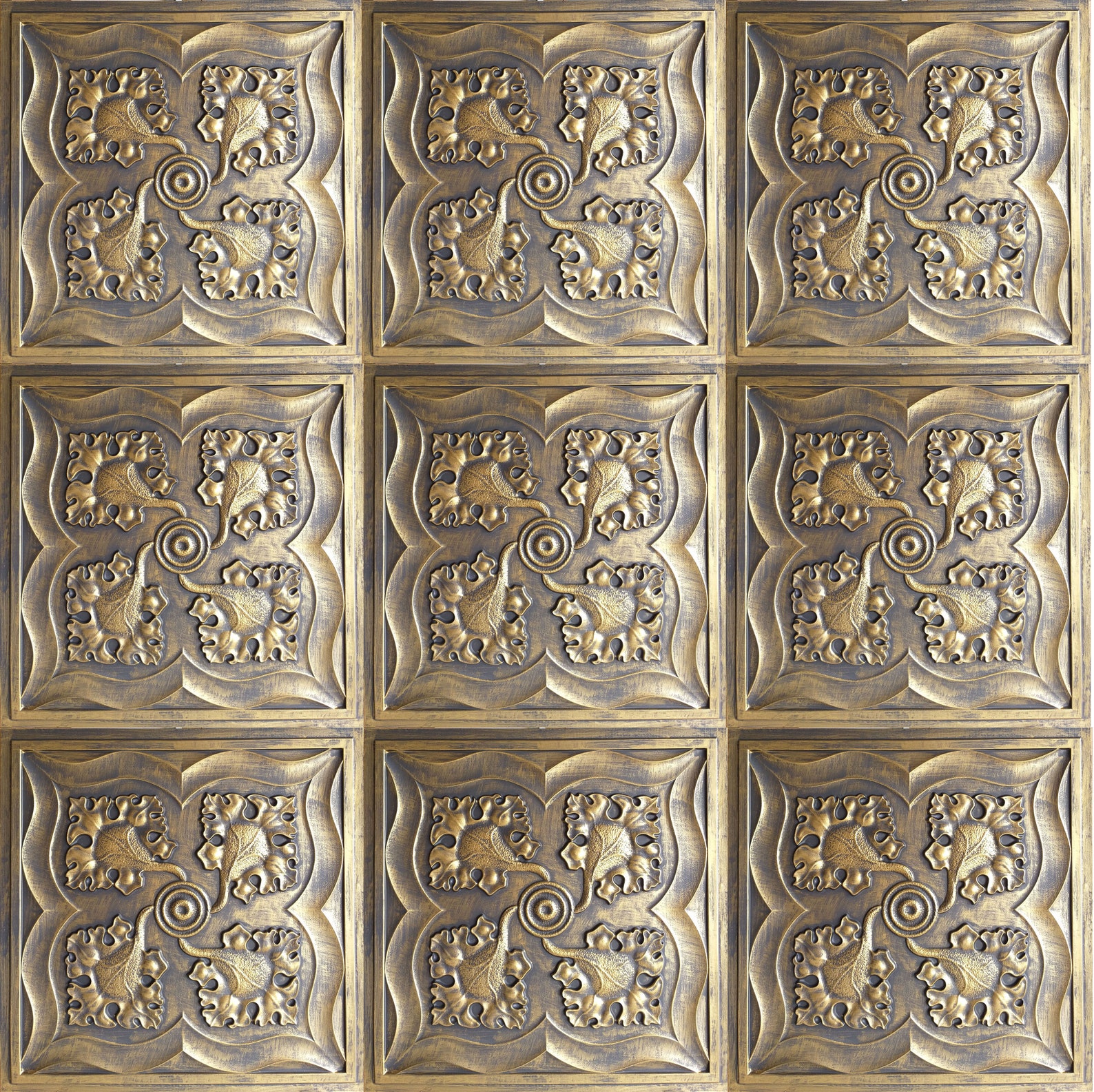 Aged Ceiling Tiles Ancient Gold Store Cafe Pub Decor Ceiling - Etsy