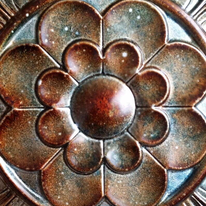 PL08 Faux Tin Metalized Ancient Copper Patina Ceiling Tiles 3D - Etsy