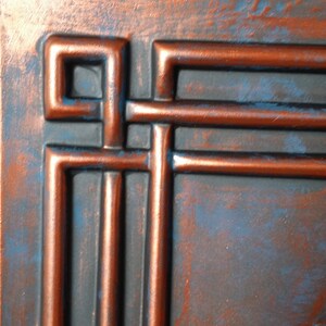 Ceiling Design Faux Finished Rust Copper Restaurant Decor Wall - Etsy