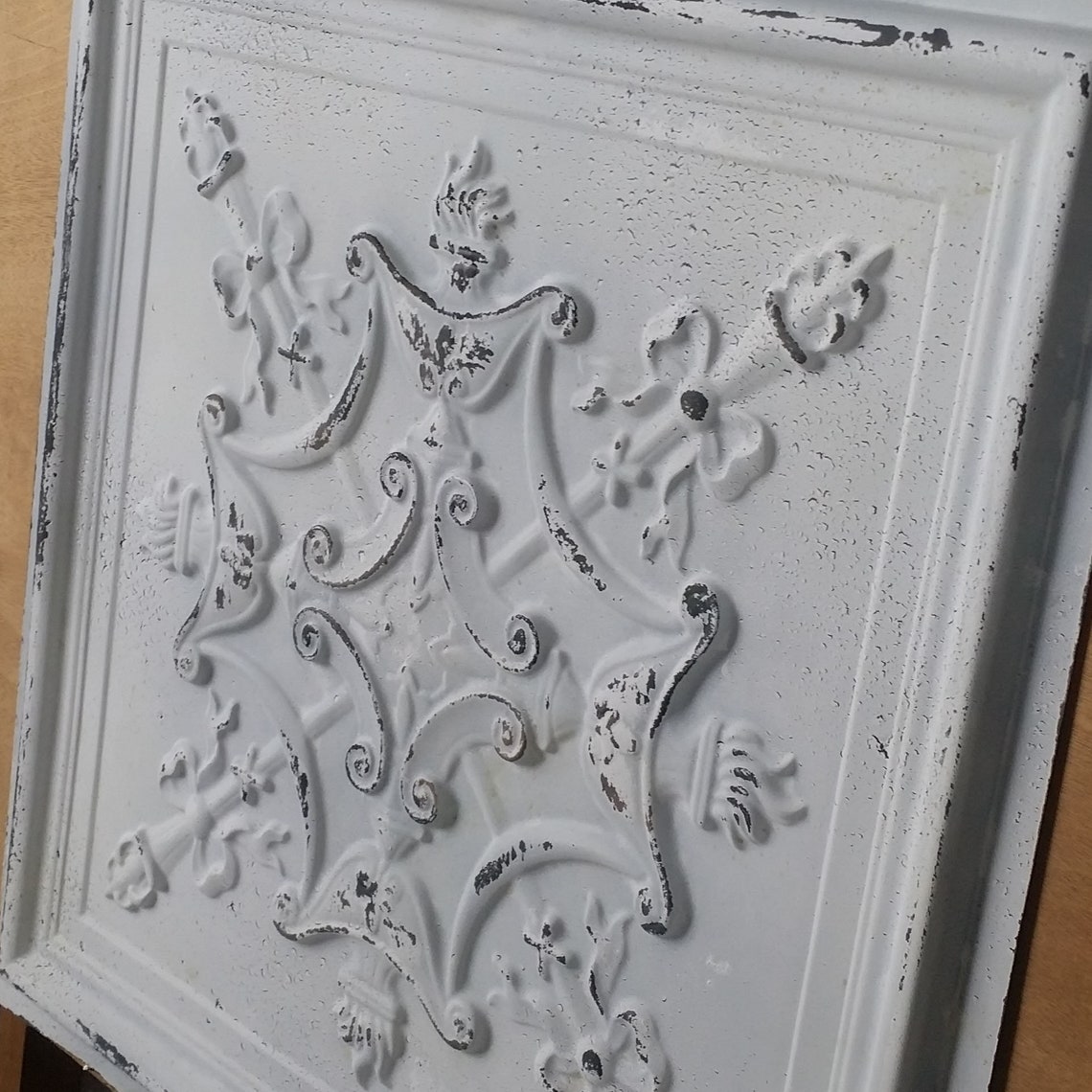 Ceiling Tiles Vintage Vinyl 3D Embossed Backsplash Decor | Etsy