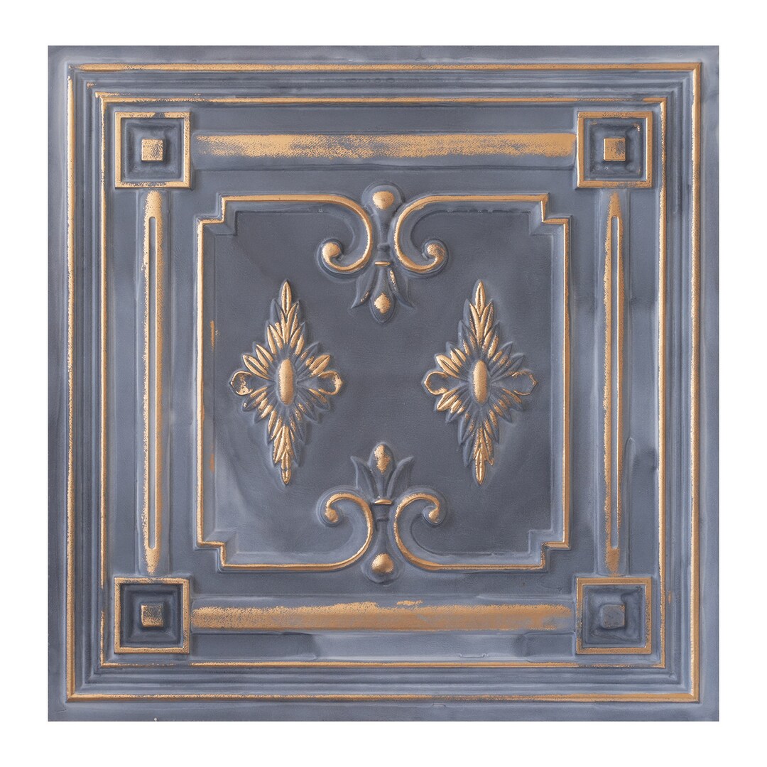 PVC Tin Ceiling Tiles Aged Artwork Panels Suspended Wall Panels for ...