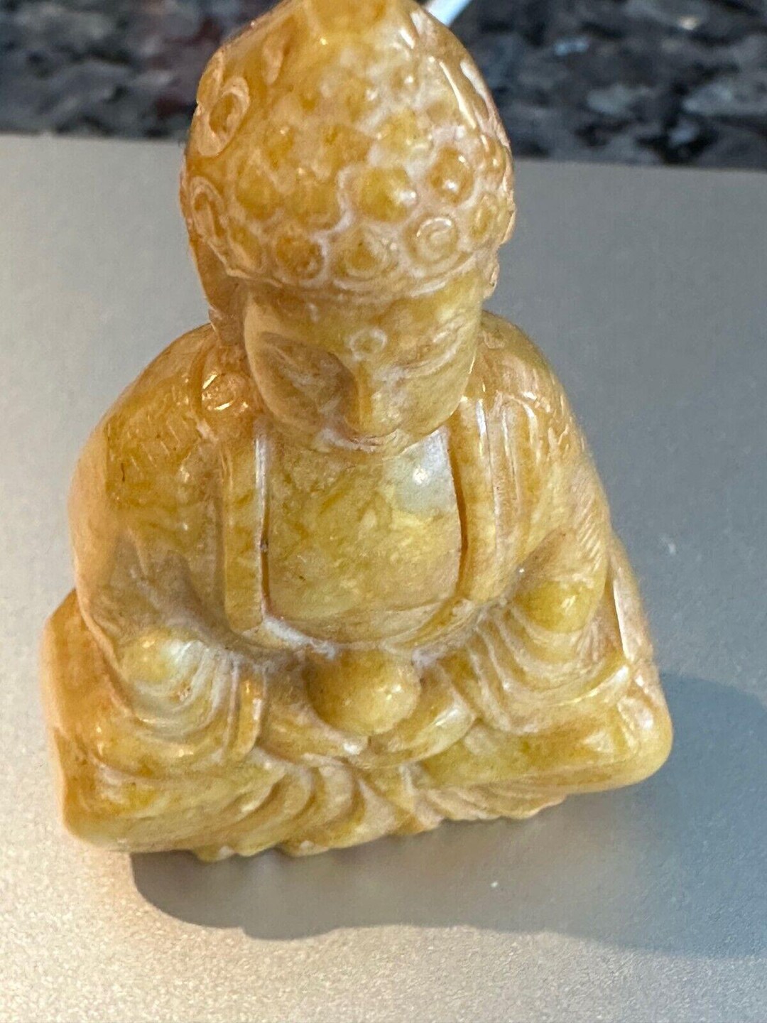 Jade Nephrite Buddha Statue – Carved Symbol of Serenity & Prosperity - Etsy
