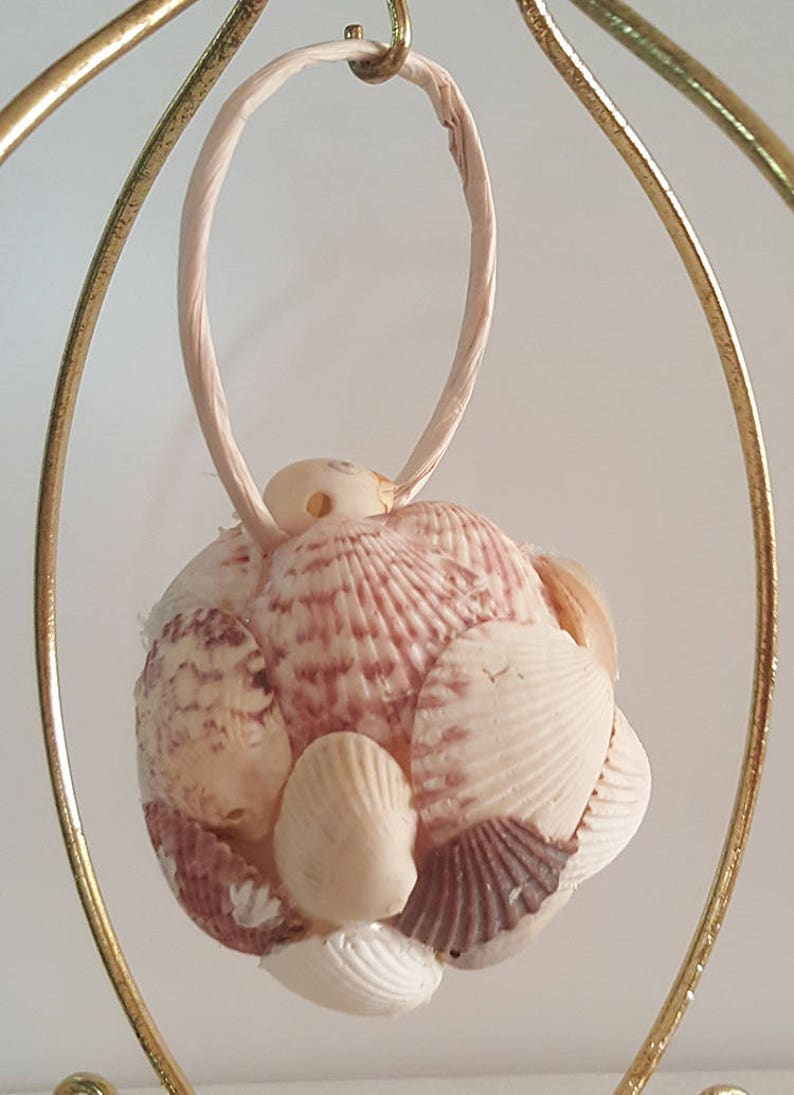 Handmade Seashell Ornaments for Christmas or Weddings Beach | Etsy