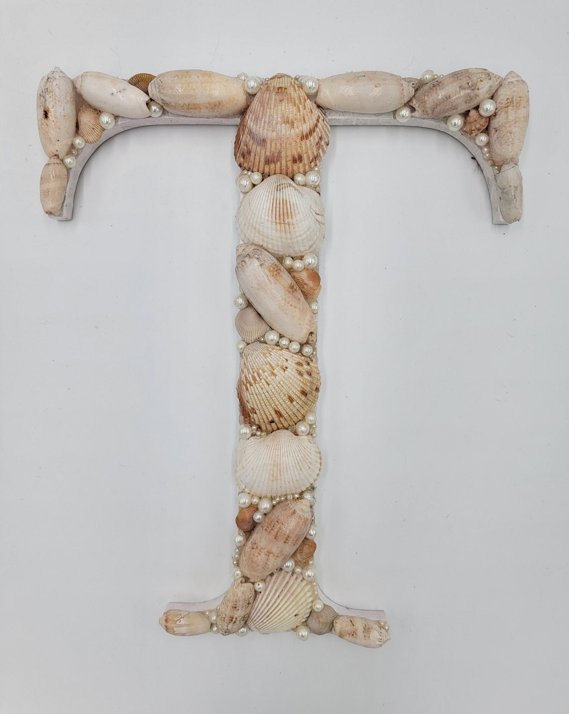 Seashell Letter Beach Decor Beach Wedding Gift Coastal - Etsy