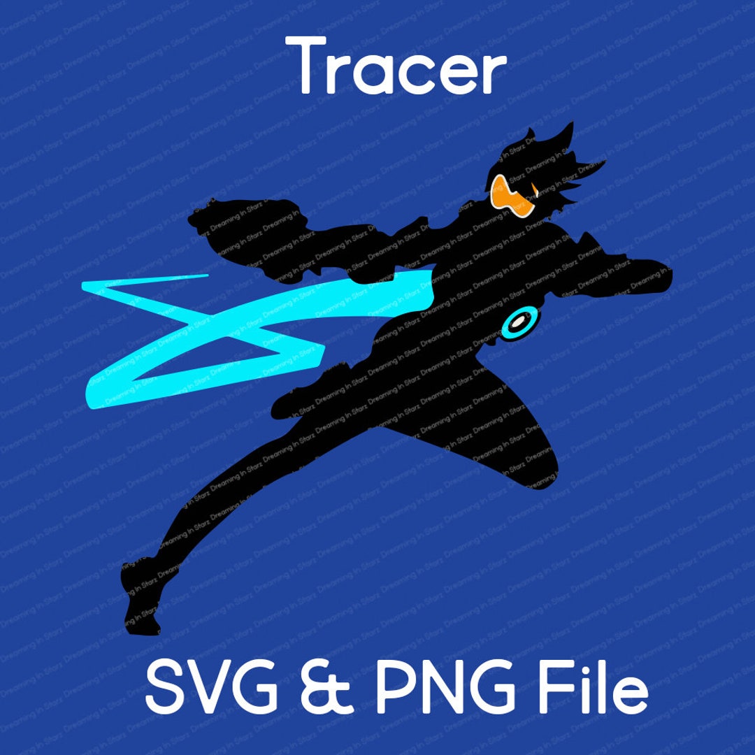 Overwatch Tracer Vector SVG & Transparent PNG - Etsy