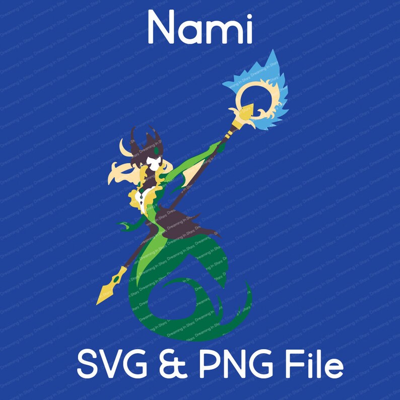 Nami League of Legends Vector SVG & Transparent PNG - Etsy