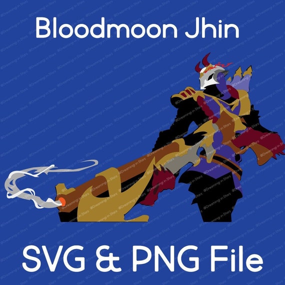 Bloodmoon Jhin League of Legends Vector SVG & Transparent PNG - Etsy