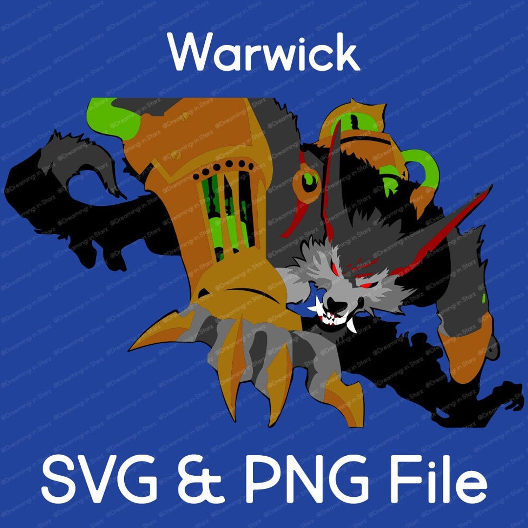 Warwick League of Legends Vector SVG & Transparent PNG - Etsy