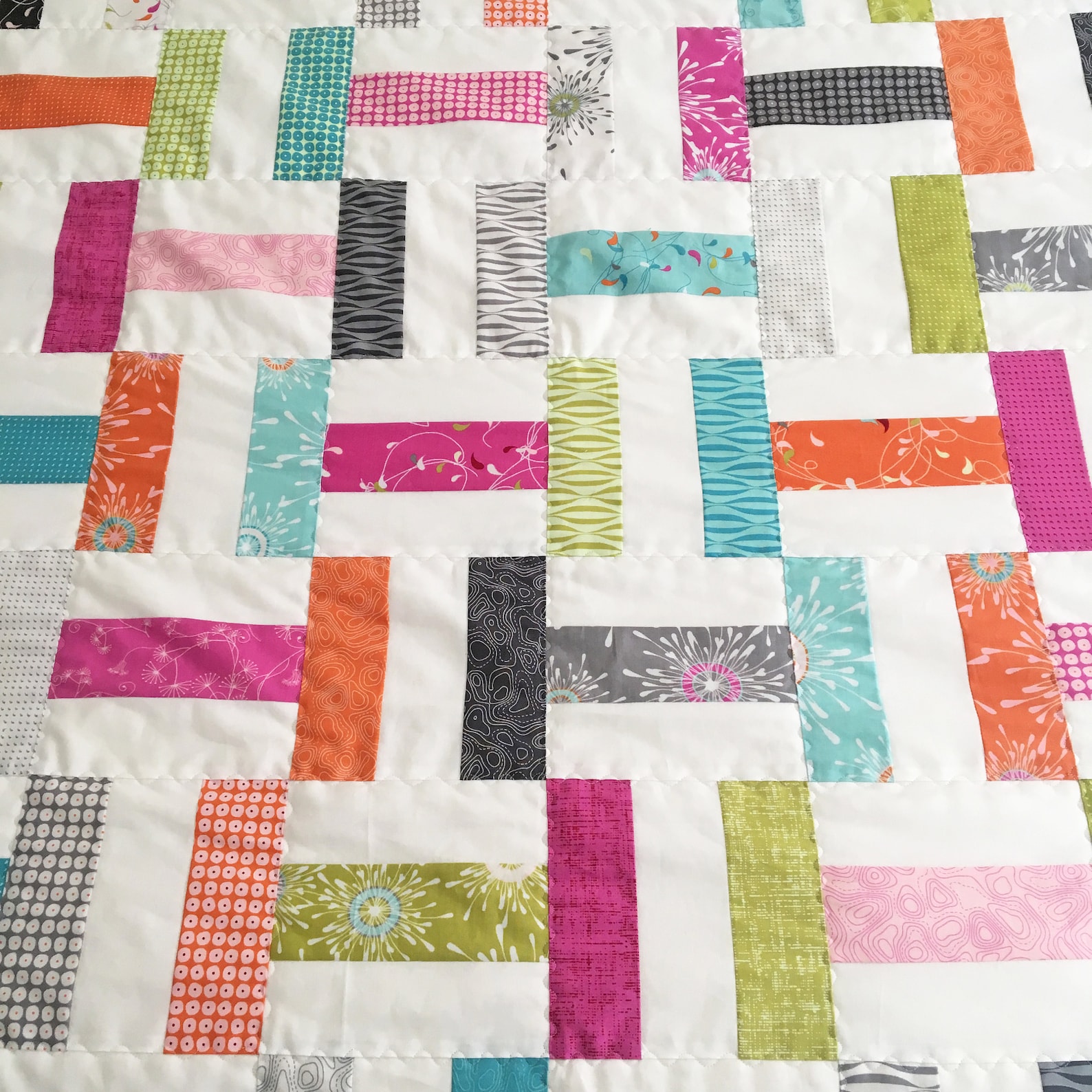 PDF Basketweave Quilt Pattern Tutorial - Featuring Fabric by Moda Flow ...
