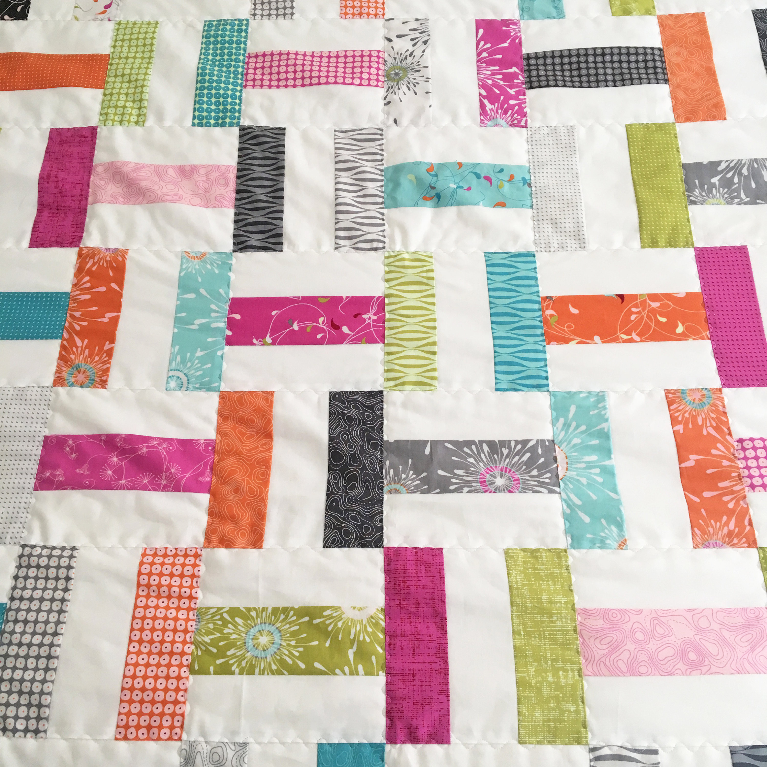 PDF Basketweave Quilt Pattern Tutorial - Featuring Fabric by Moda Flow ...