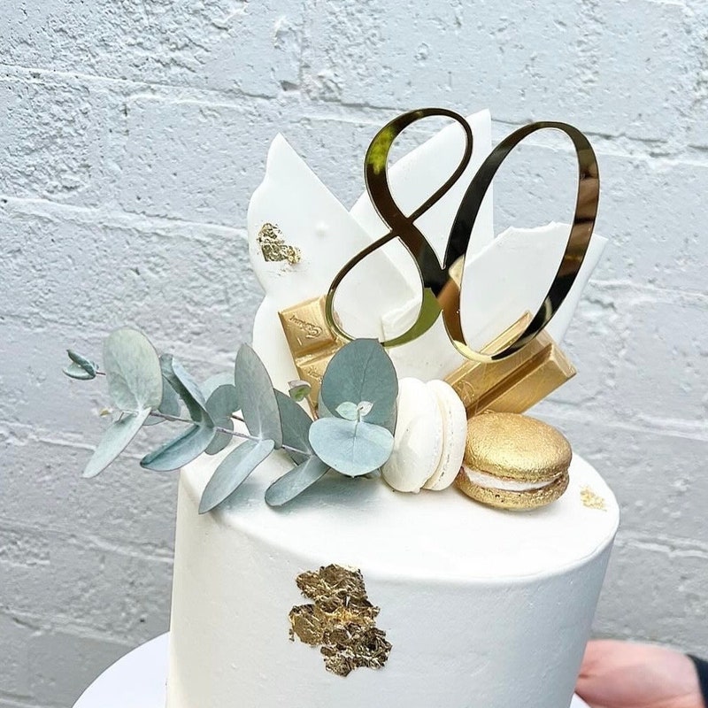 80 Cake Topper - Etsy