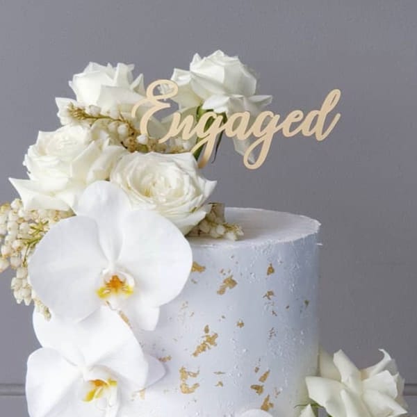 Engagement Cake - Etsy
