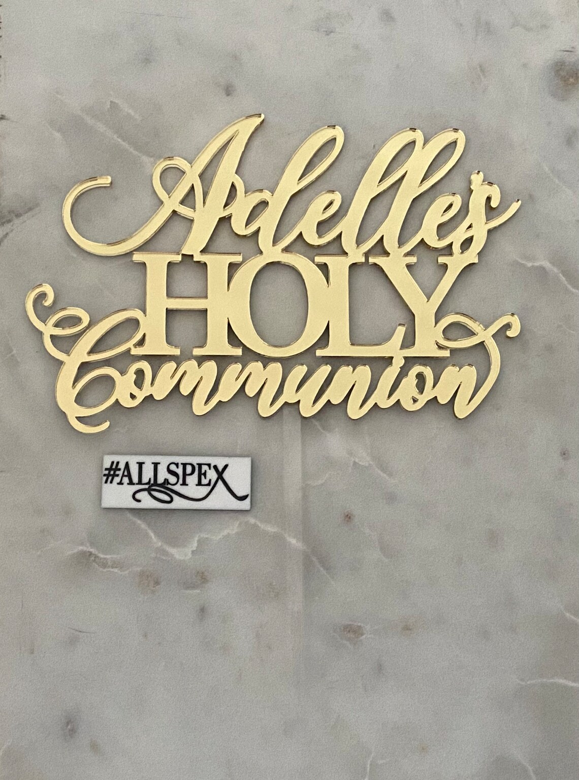 Personalised Holy Communion Cake Topper - Etsy