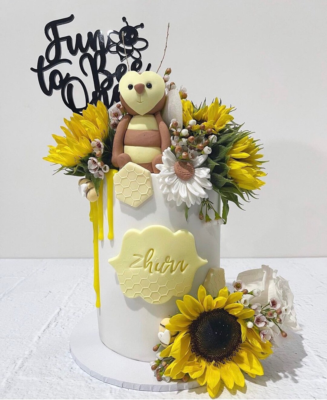 Fun to Bee One Cake Topper 1st Birthday - Etsy