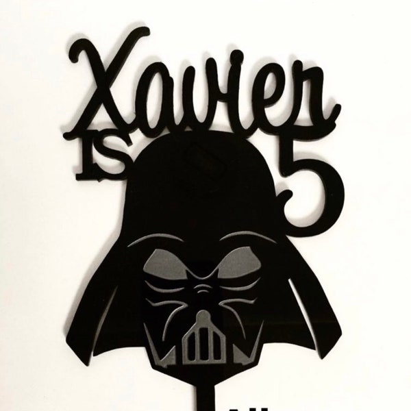 Darth Vader Cake Topper - Etsy
