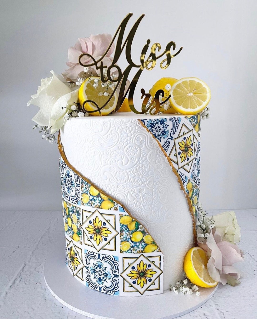 Miss to Mrs Cake Topper Bridal Shower Topper - Etsy