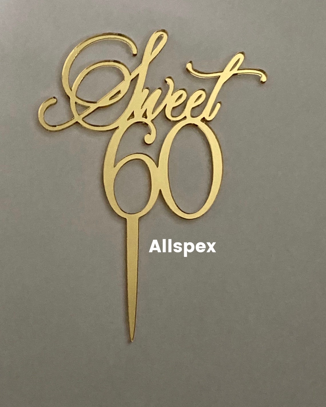 Sweet 60 Cake Topper for a 60th Birthday - Etsy