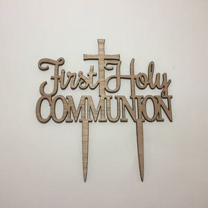 First Holy Communion Cake Topper - Etsy