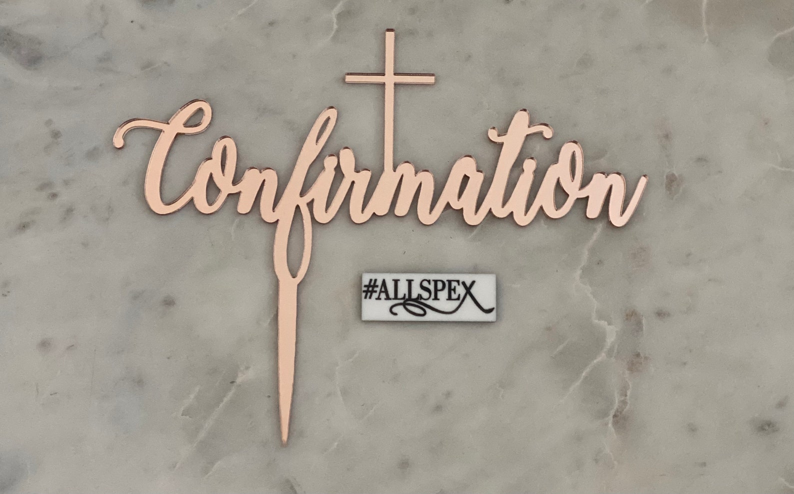 Confirmation Cake Topper - Etsy