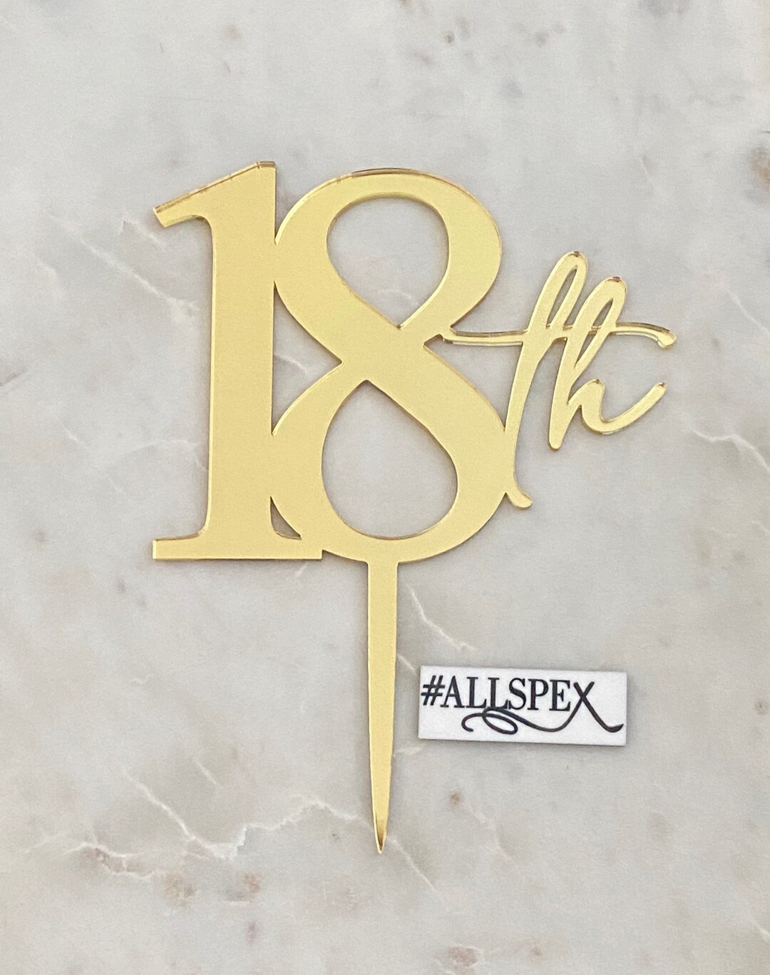 18th Birthday Cake Topper - Etsy