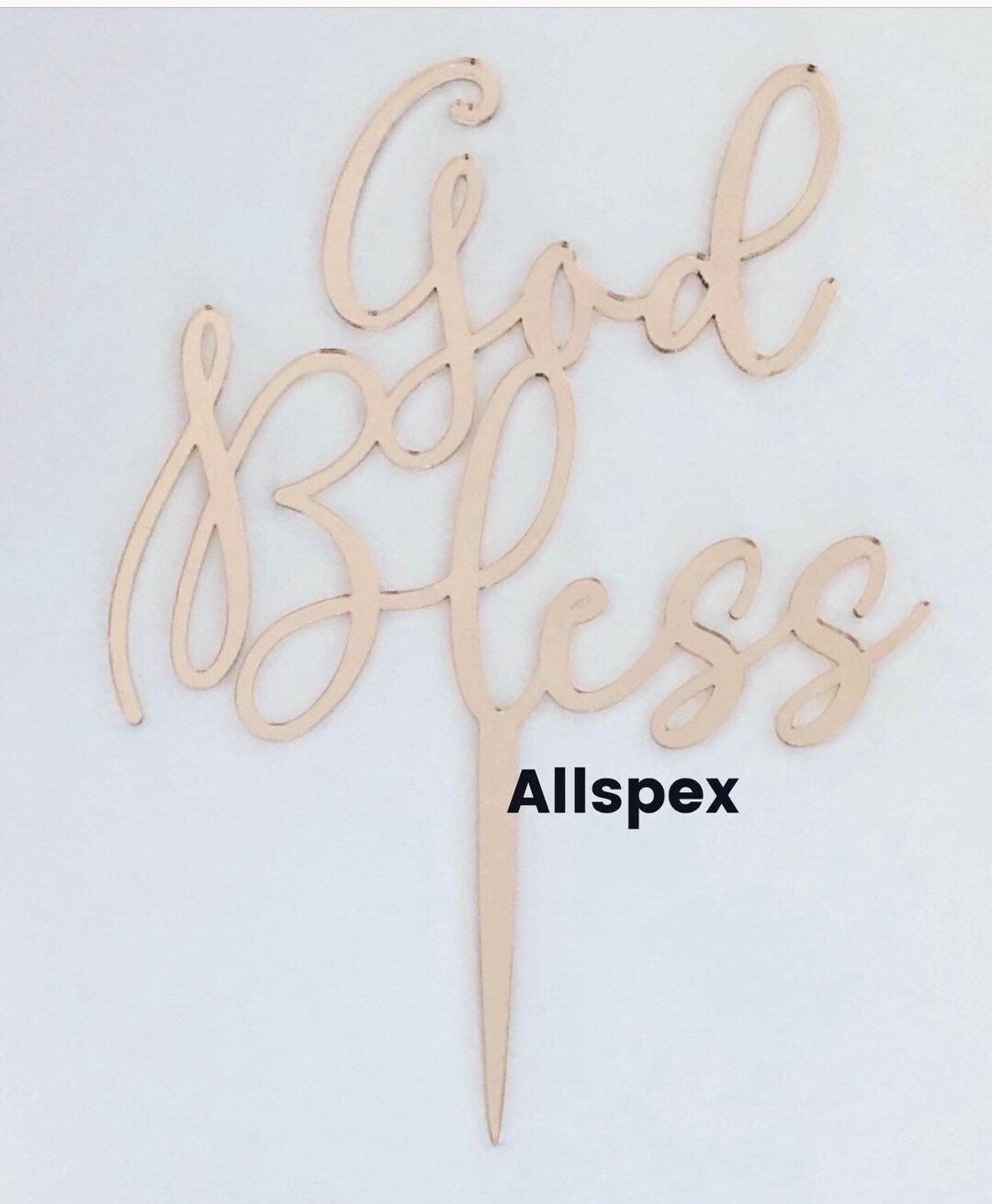 God Bless Cake Topper Suitable for a Christening/baptism - Etsy