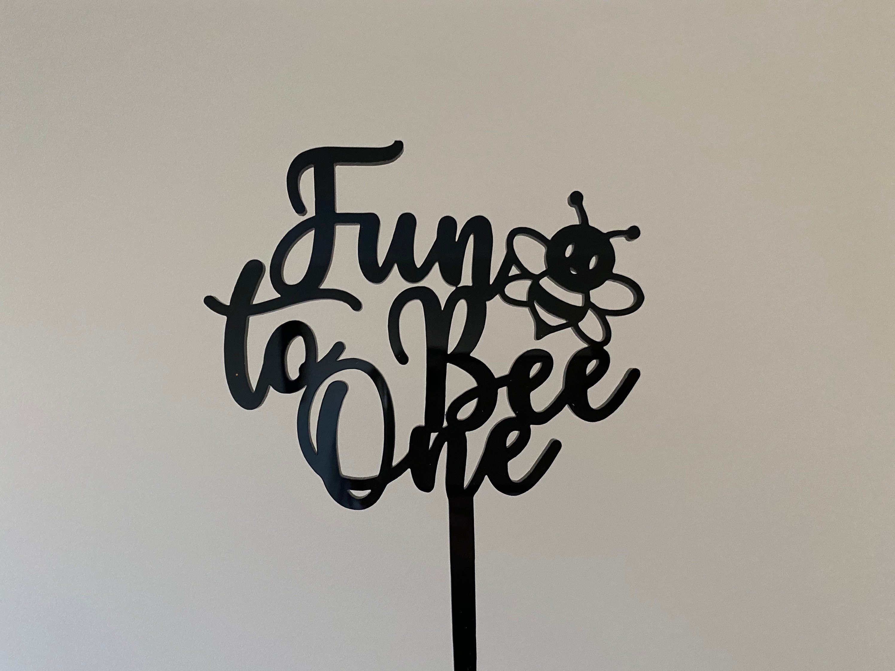 Fun to Bee One Cake Topper 1st Birthday - Etsy Australia