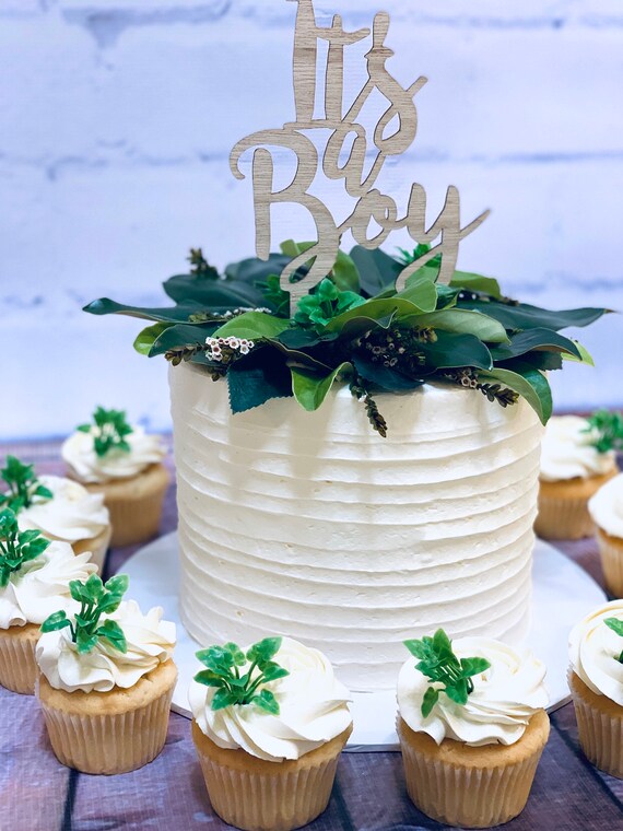 Its a Boy Cake Topper Baby Shower Gender Reveal - Etsy