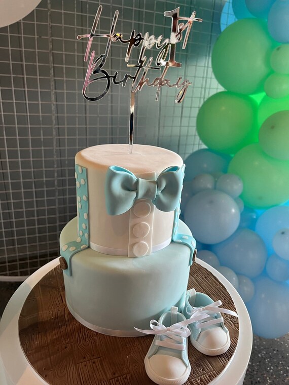 Happy 1st Birthday Cake Topper - Etsy