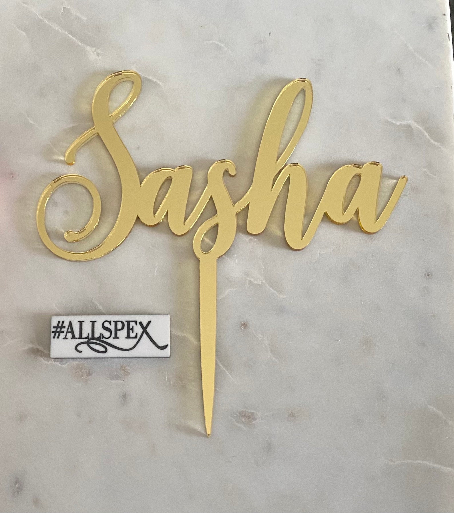 Personalised Name Cake Topper Perfect Addition to a Birthday | Etsy