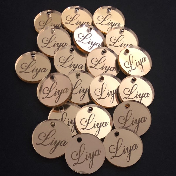 Mirror Tags - Etsy