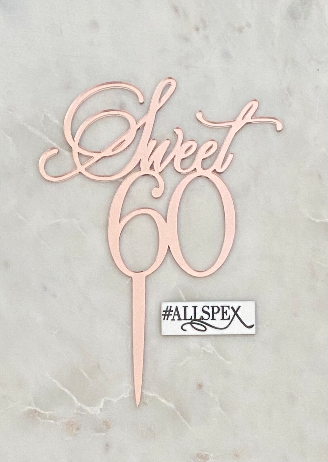 Sweet 60 Cake Topper for a 60th Birthday - Etsy
