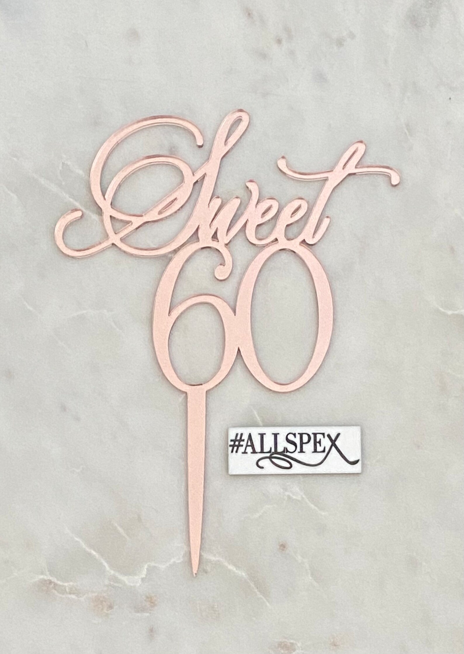 Sweet 60 Cake Topper for a 60th Birthday - Etsy