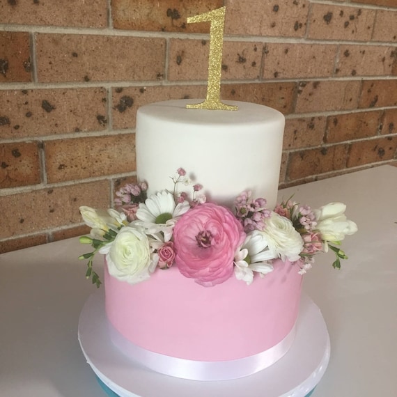 Number 1 Cake Topper for First Birthdau | Etsy