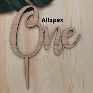 One Cake Topper 1st Birthday Cake Topper Reads: 'one' First Birthday ...