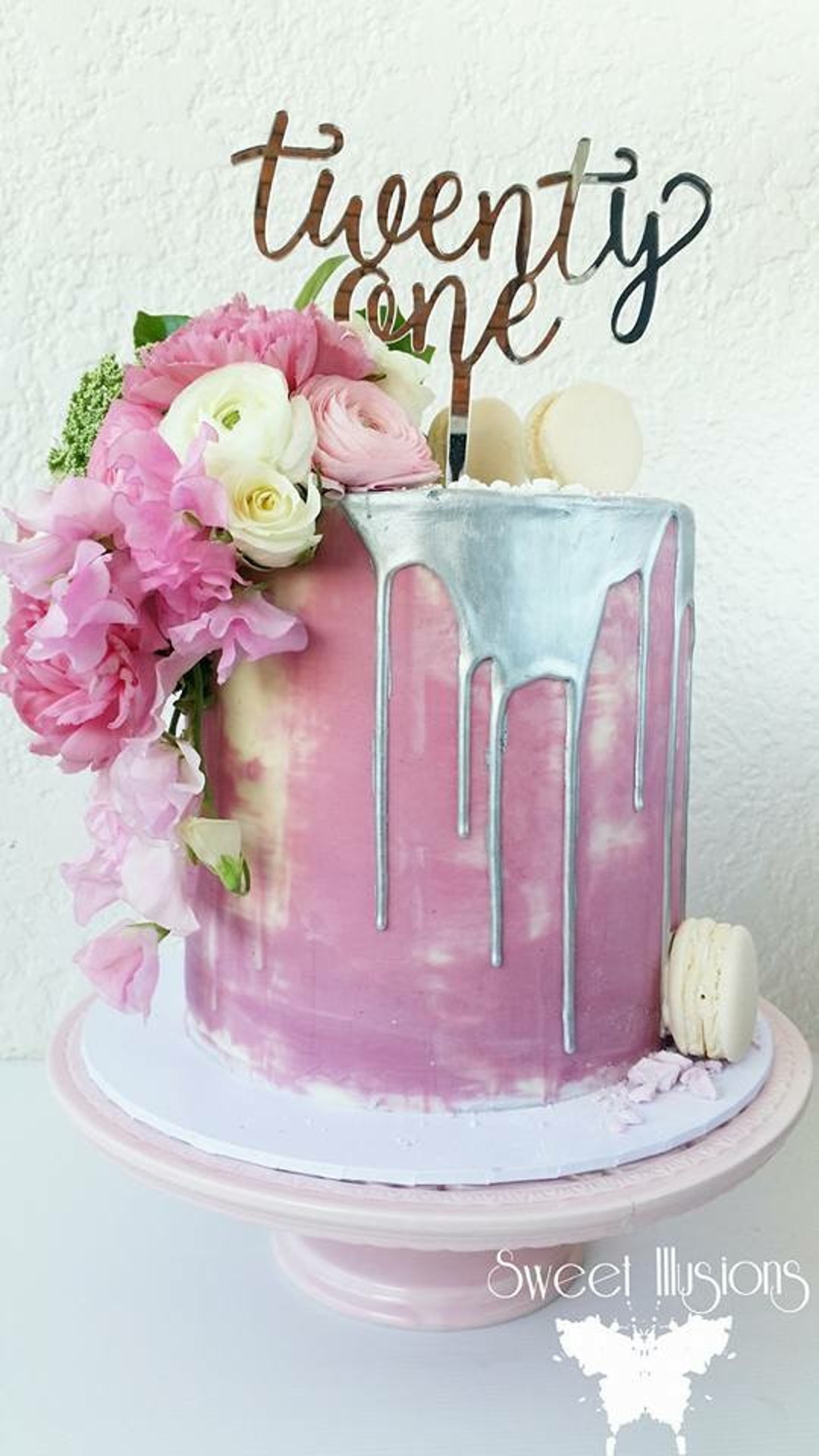 21st Birthday Cake Topper Reads: Twenty One - Etsy Australia