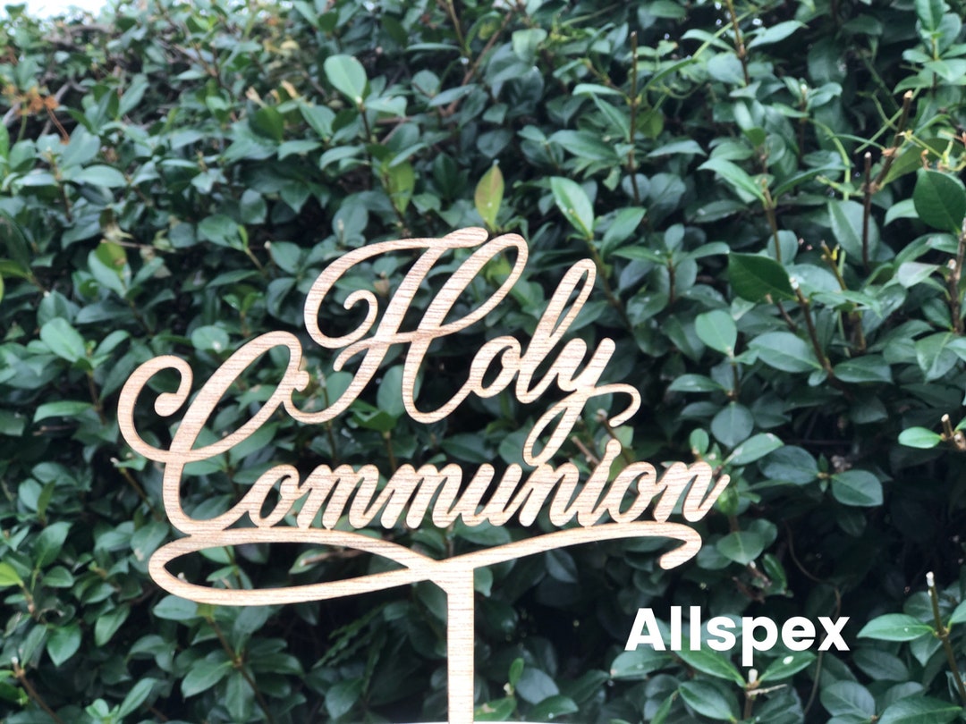 Holy Communion Cake Topper - Etsy