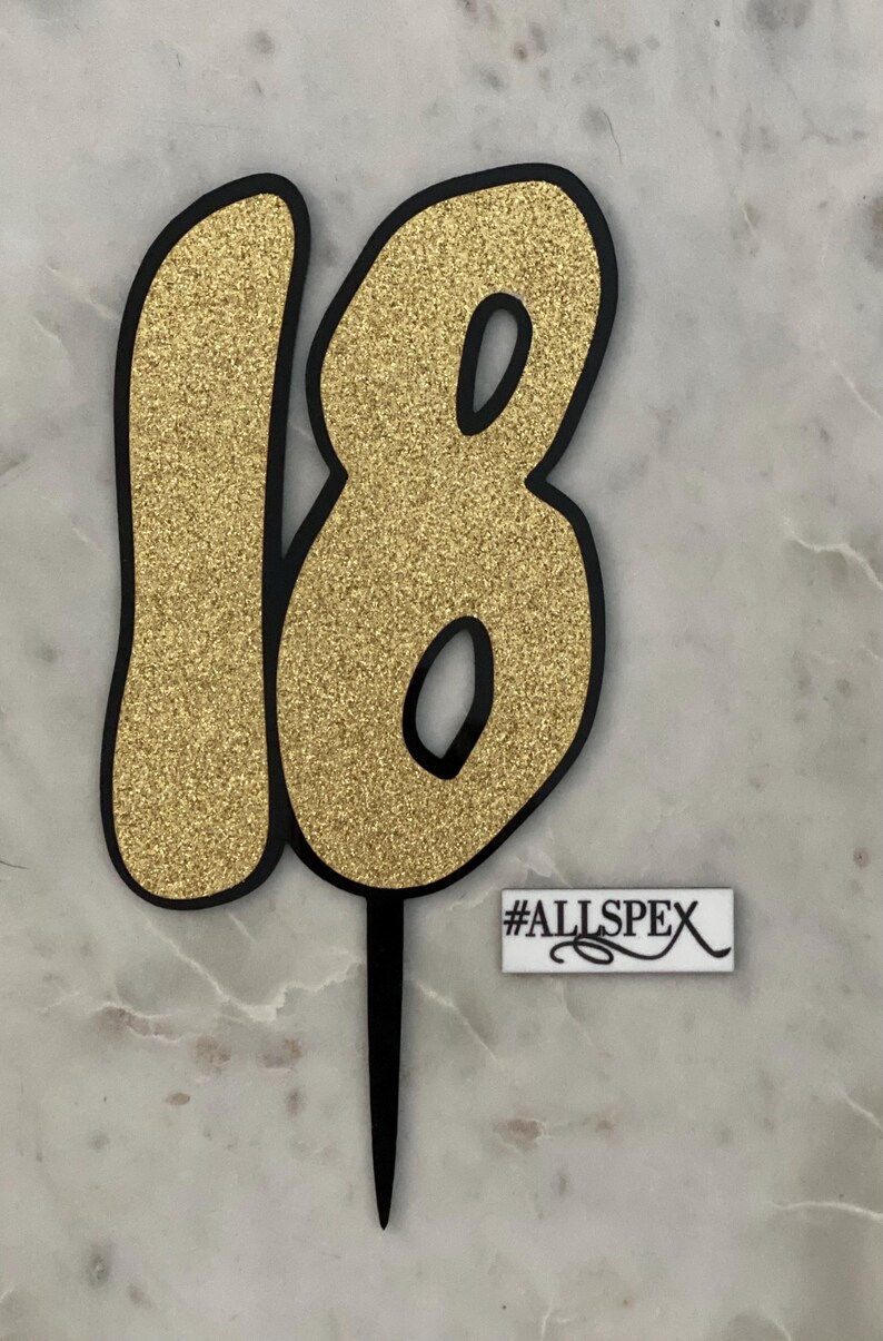 18th Birthday Cake Topper - Etsy