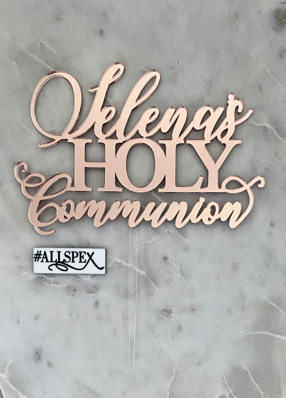 Personalised Holy Communion Cake Topper - Etsy