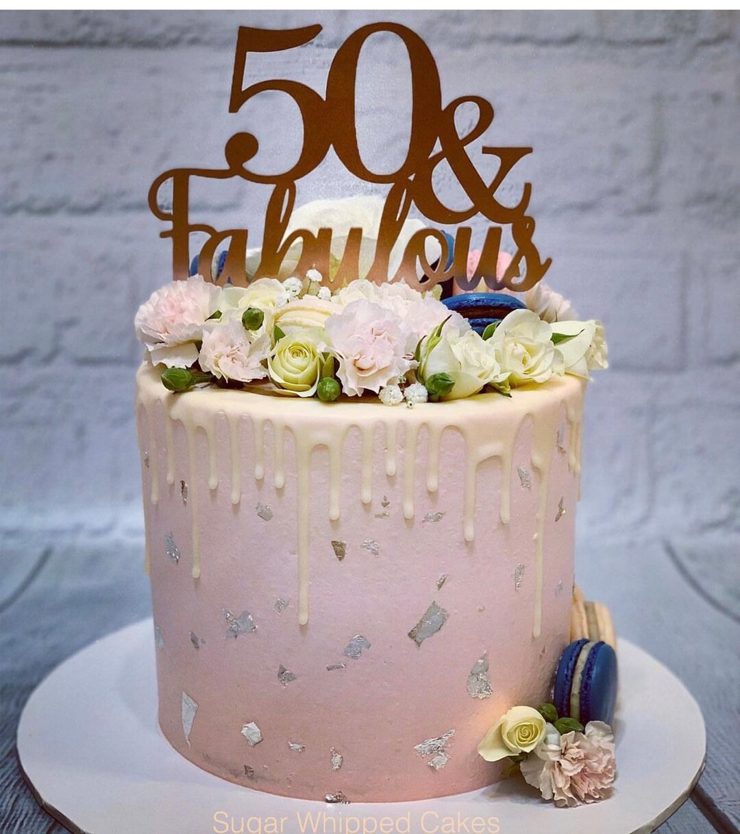 50 & Fabulous Cake Topper Available in Timber or a Range of - Etsy
