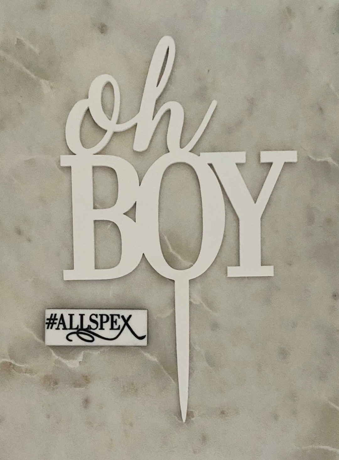 Oh Boy Cake Topper Baby Shower - Etsy