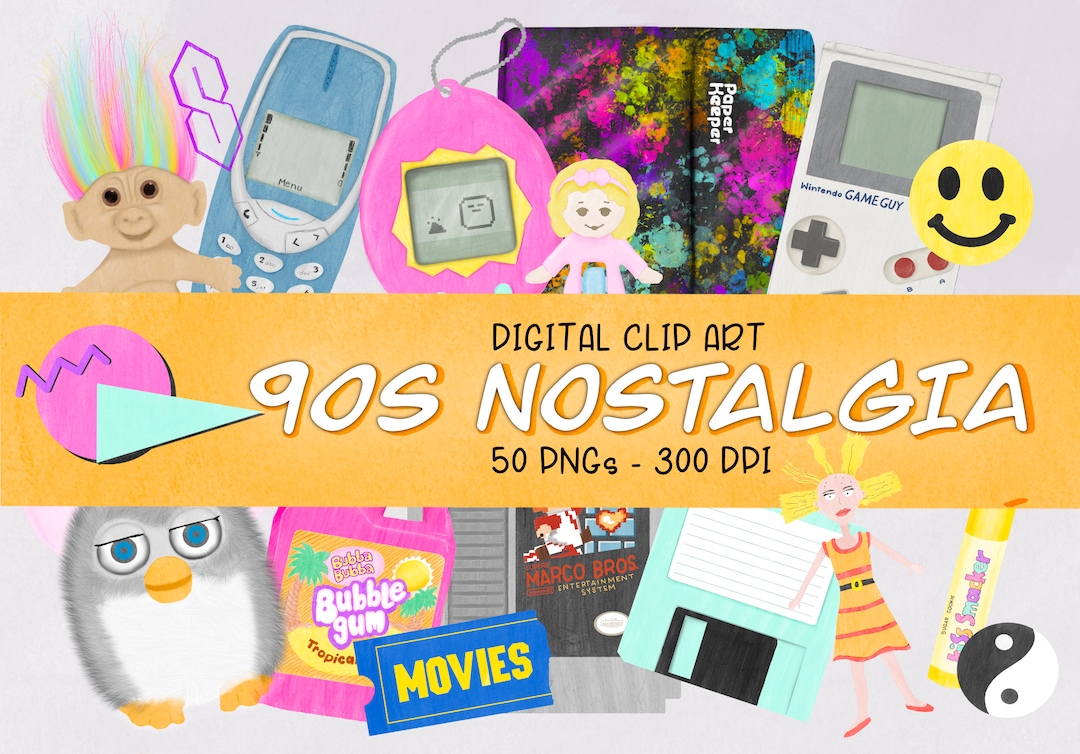 90s Digital Clip Art - PERSONAL USE ONLY - Etsy