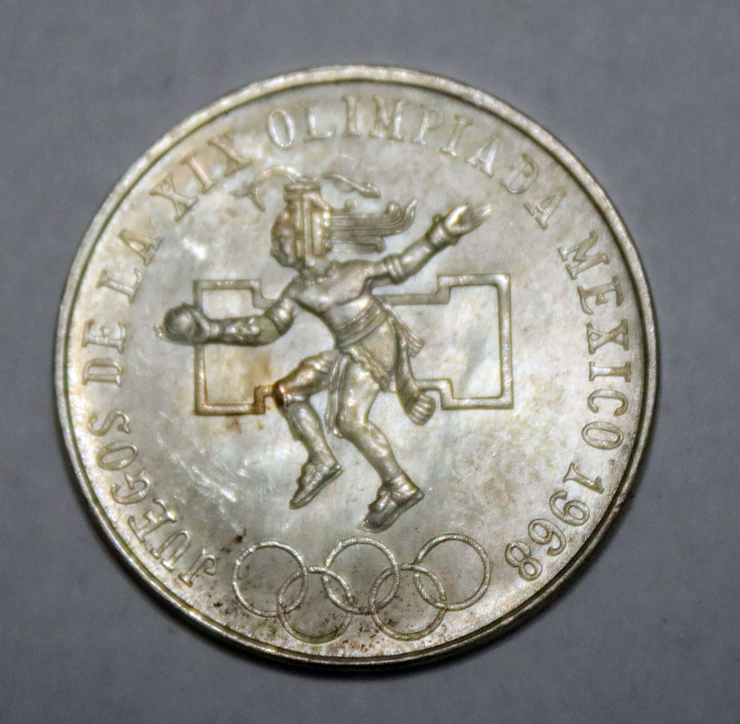 1968 Mexico Olympics 25 Pesos Silver Coin - .720 Silver - Etsy