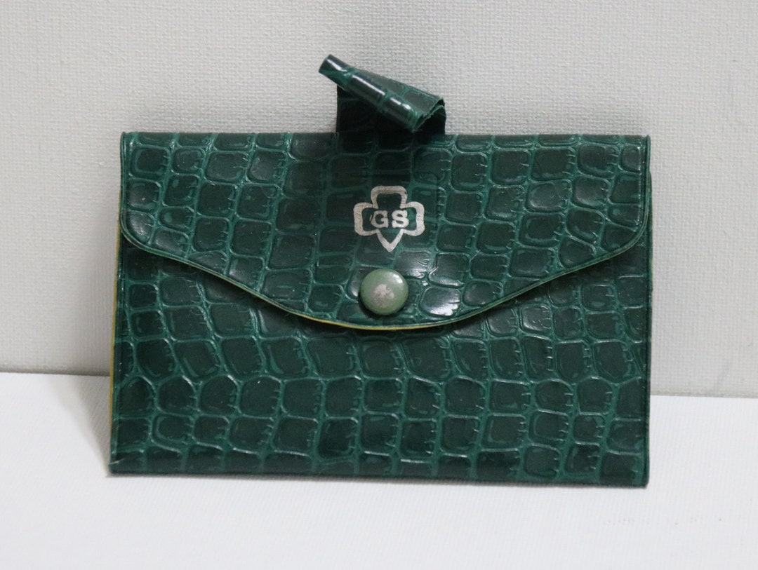 Vintage Girl Scout Wallet, Coin Wallet With Blank ID Card - Etsy