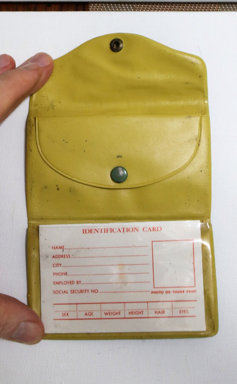 Vintage Girl Scout Wallet, Coin Wallet With Blank ID Card - Etsy